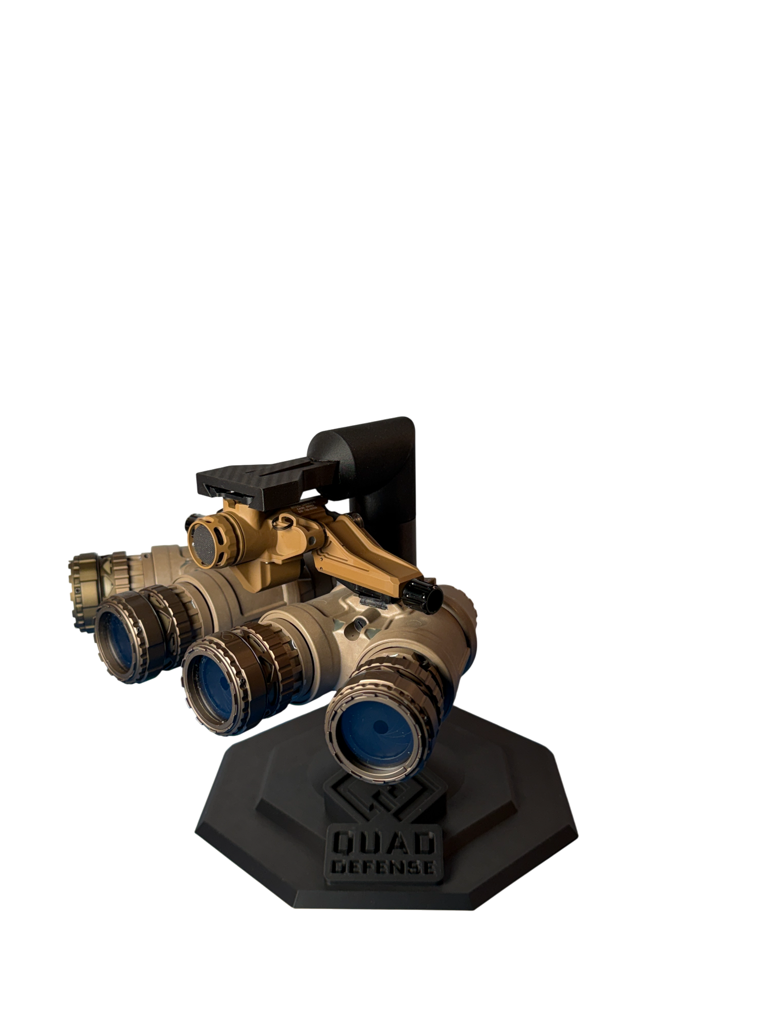 Premium Modular Helmet Stand – Quad Defense Display & Storage